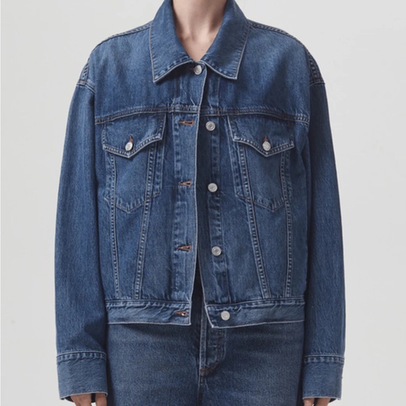 Agolde | Jackets & Coats | Agolde Martika Denim Jacket Size Small Nwt ...